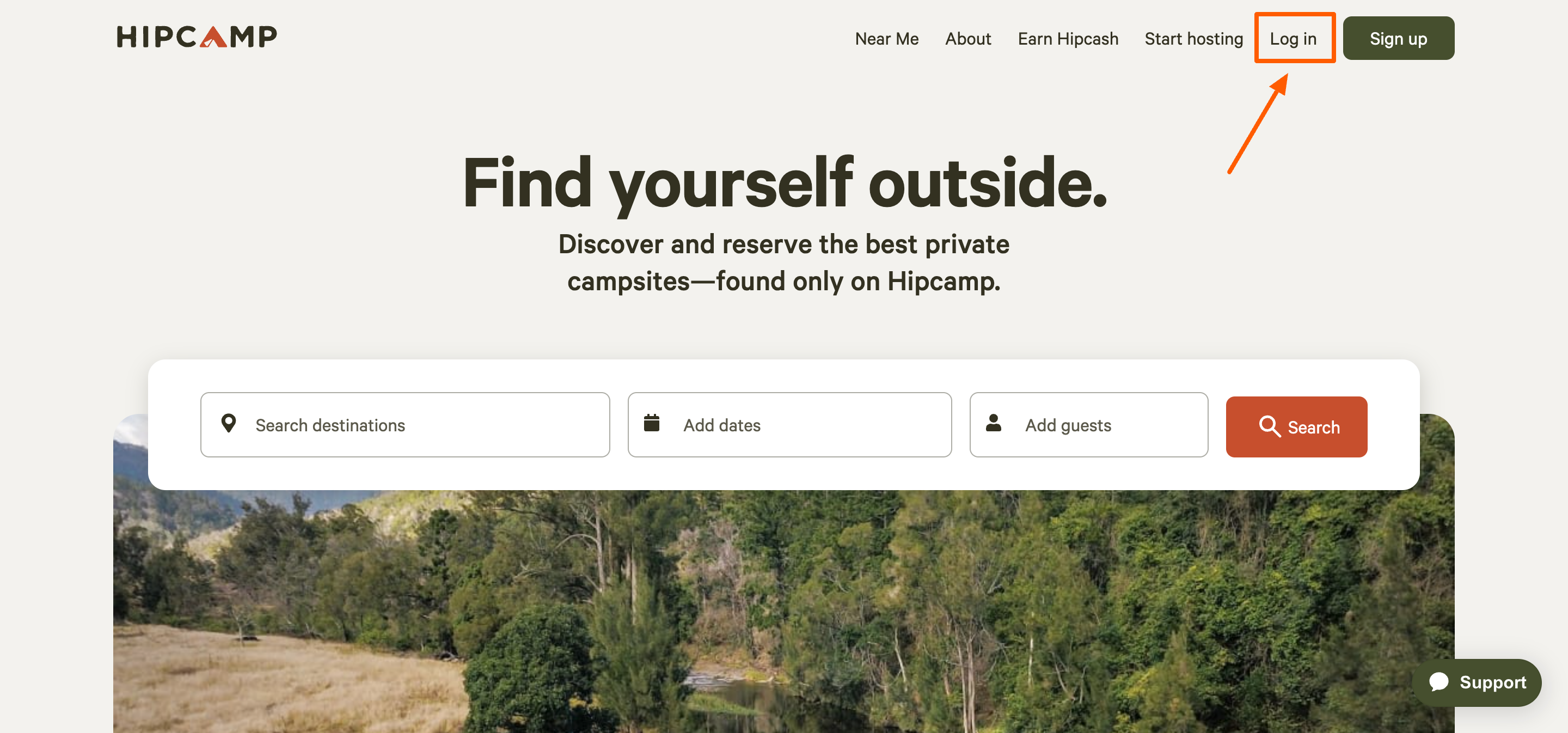 How do I log in to Hipcamp? – Hipcamp Help