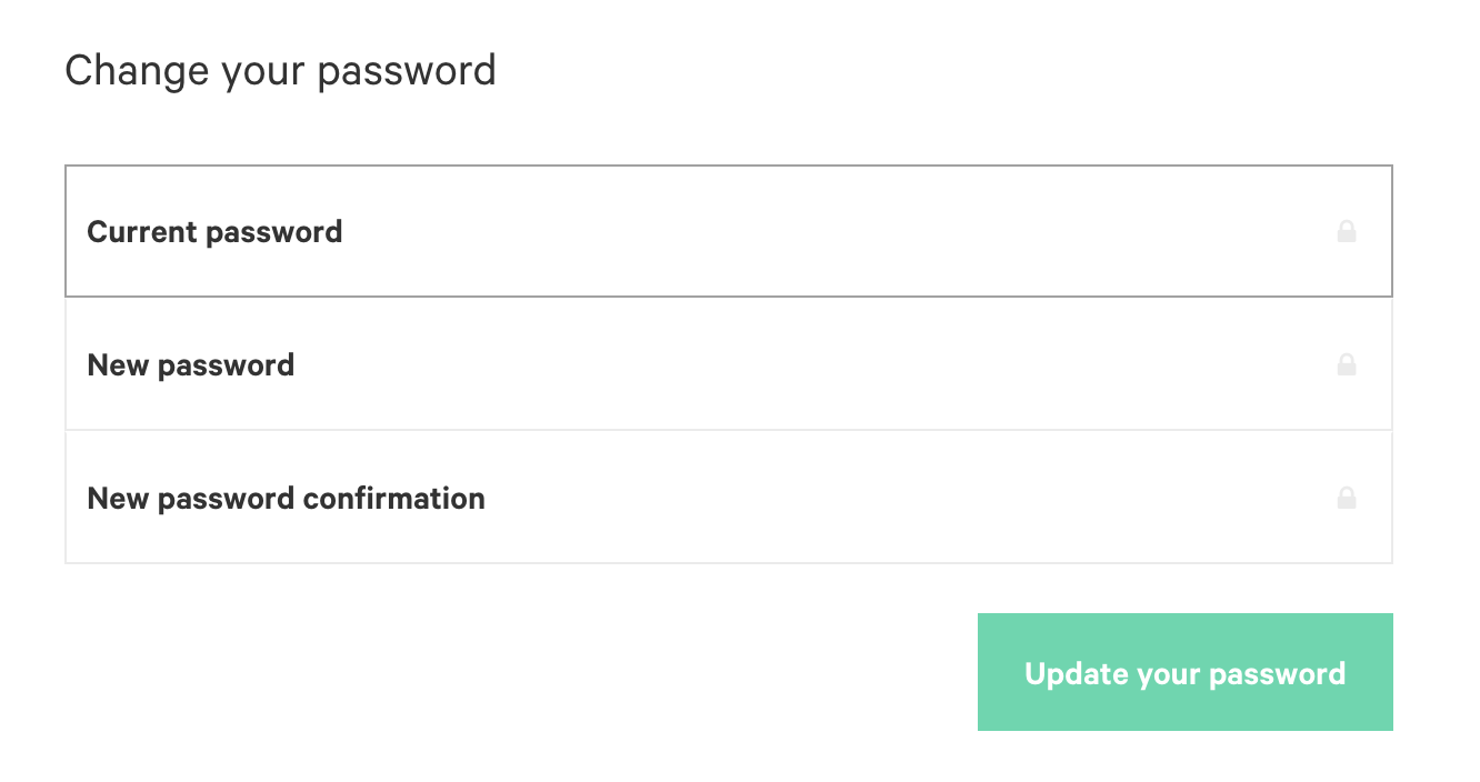 How do I change my password? – Hipcamp Help