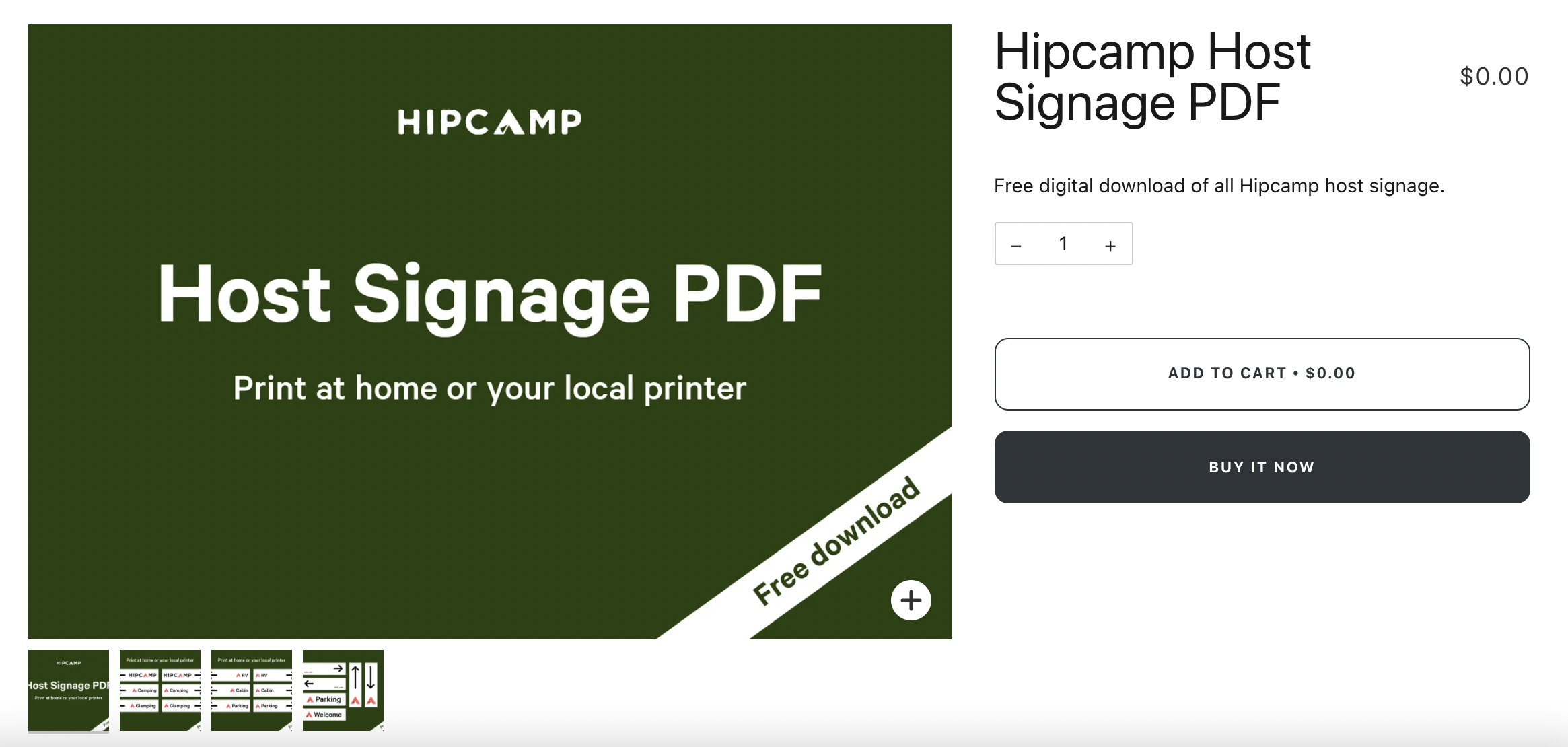 Can I buy or make Hipcamp signs? – Hipcamp Help